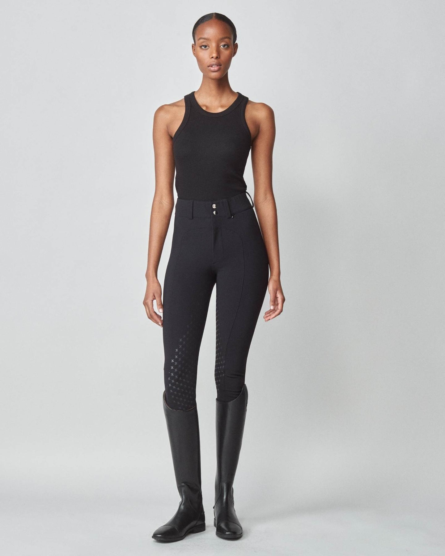 High Rise Compression Riding Breeches Black | Shop now – Yagya