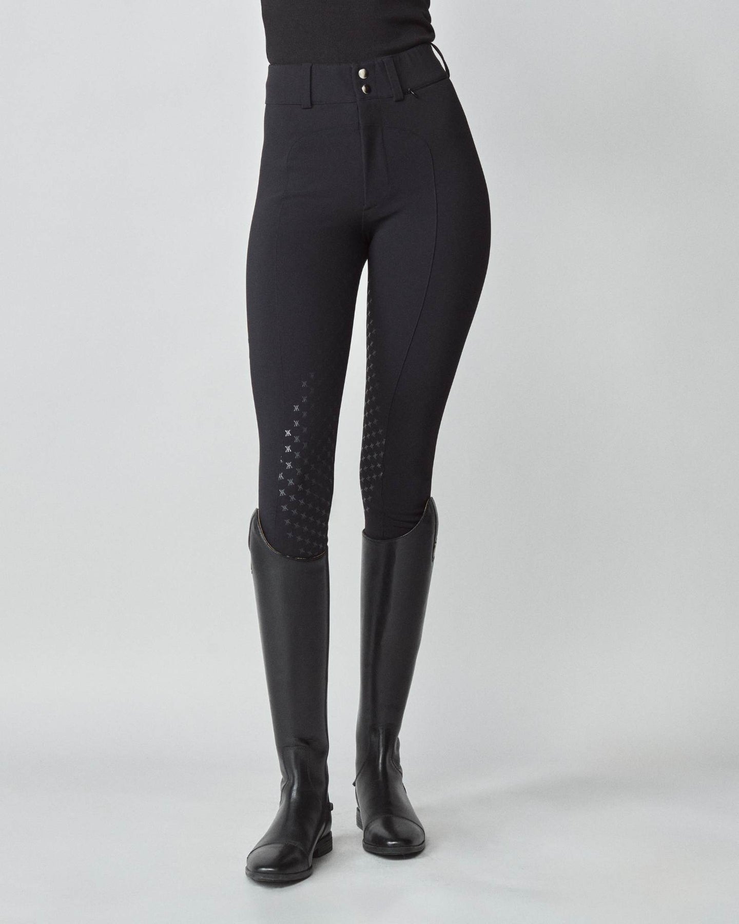 High Rise Compression Riding Breeches Black | Shop now – Yagya
