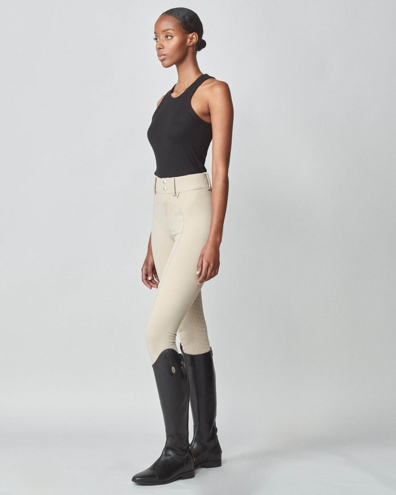 High Rise Compression Riding Breeches Black | Shop now – Yagya