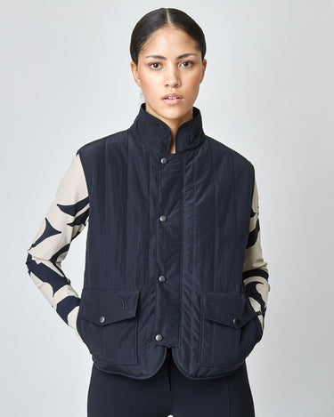 Quilted Riding Vest Black | Shop now – Yagya